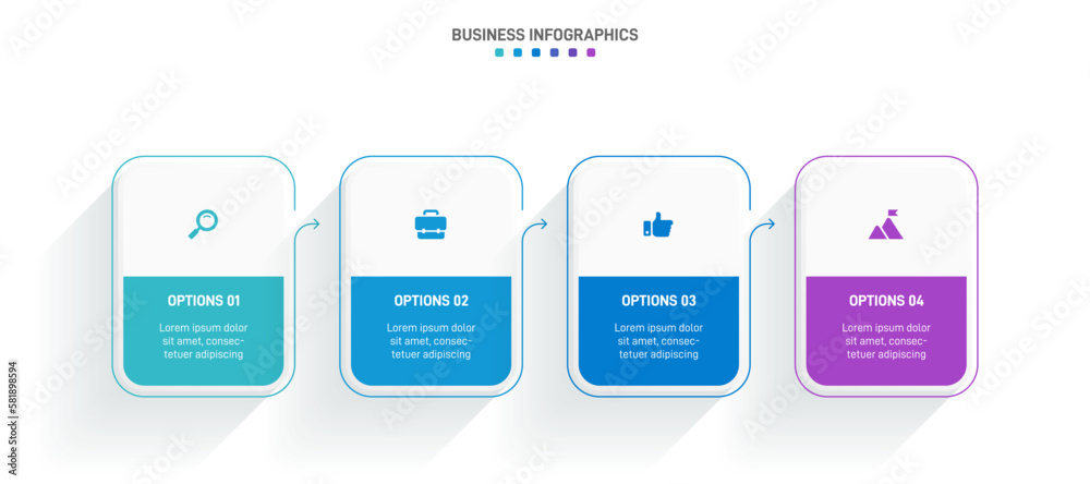 Poster Timeline infographic with infochart – Wall Art | UkPosters