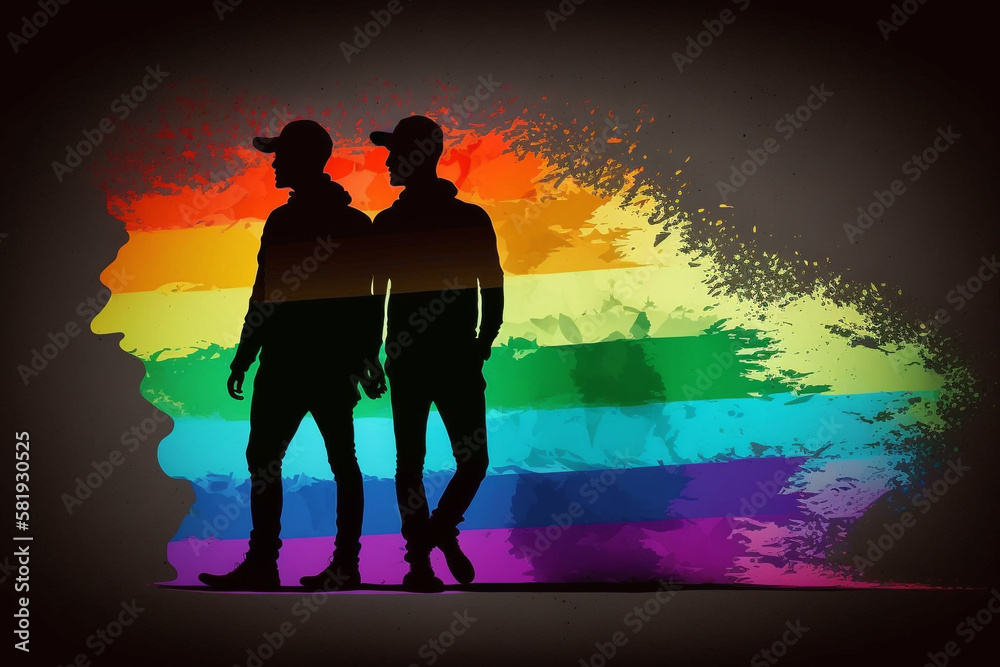 Human rights or diversity concept. LGBT pride community, gay culture ...