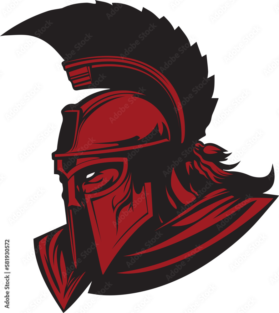 Spartan warrior vector illustration Stock Vector | Adobe Stock