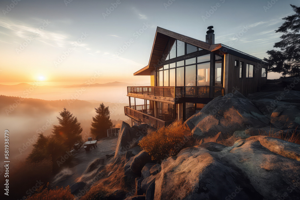 Refúgio na Montanha: Desfrute de um Chalé Aconchegante com Design ...