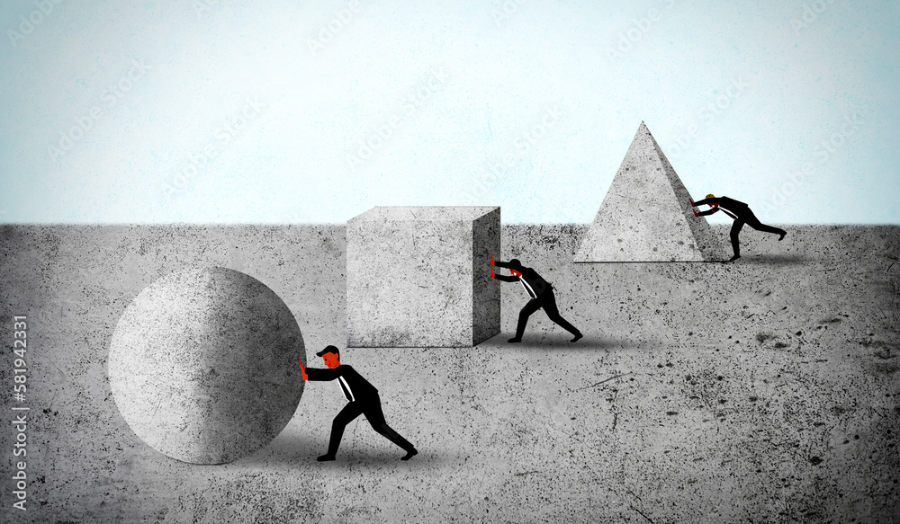 Winning Strategy and Intelligence in Business Competition Concept. 3 ...