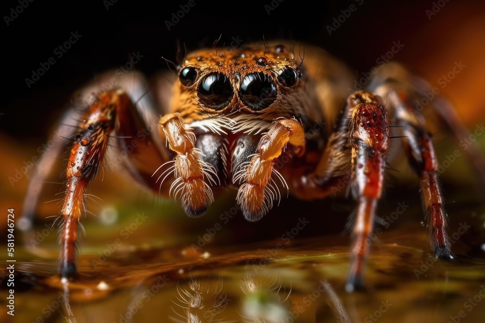 The lovely spider was captured using a Canon R5 and a 100mm macro lens ...