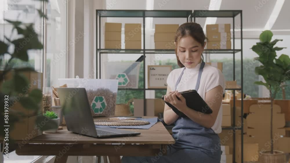 Cloud ERP martech for smart SME. Go green vendor net zero ESG store using easy CRM social media ...