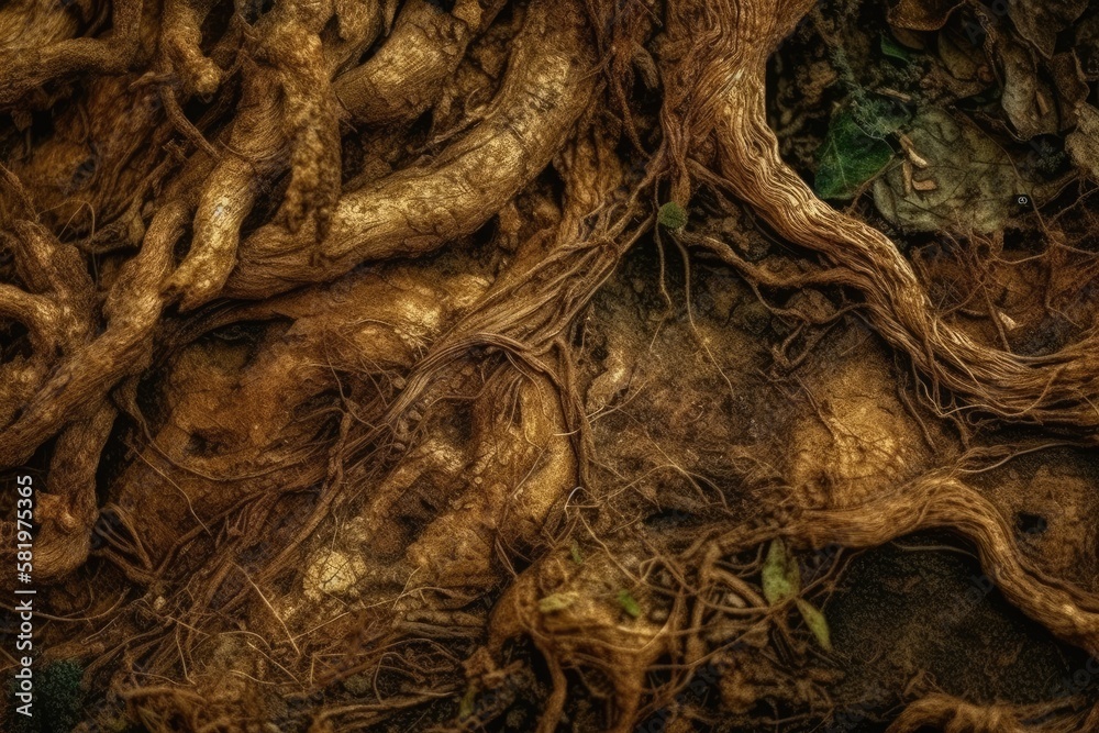 Wallpaper and backdrop textures made from plant roots. Background is ...