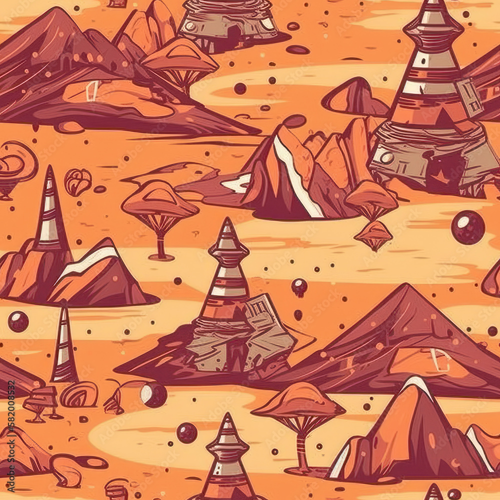 seamless game retro style background. Great for wallpapers and textures ...