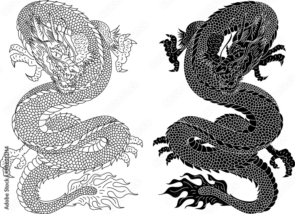 Japanese Dragon Designs