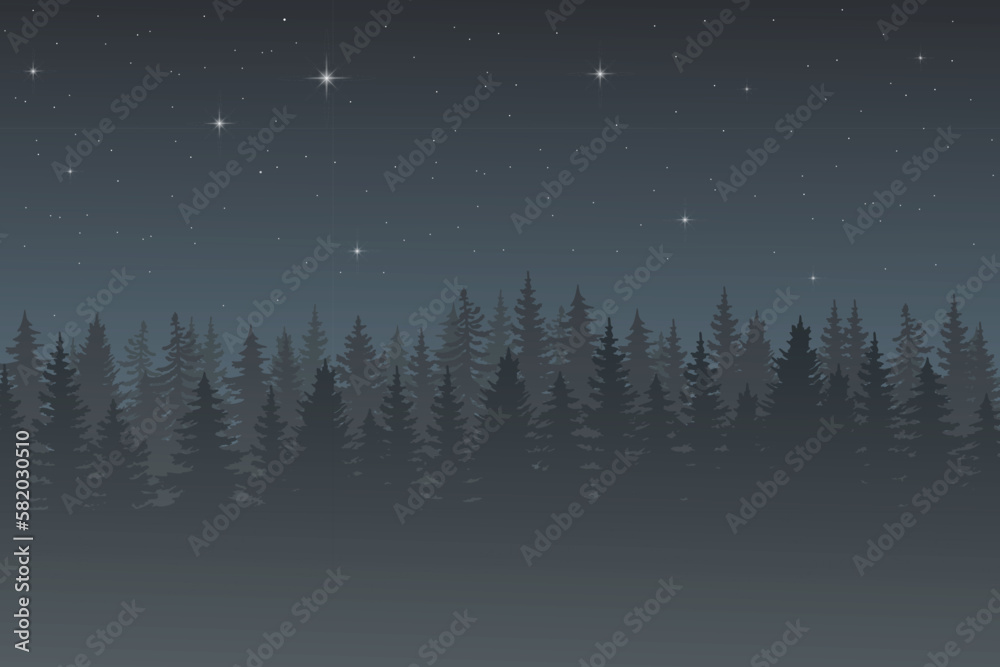 night sky with stars and moon. paper art style. Dreamy background with ...