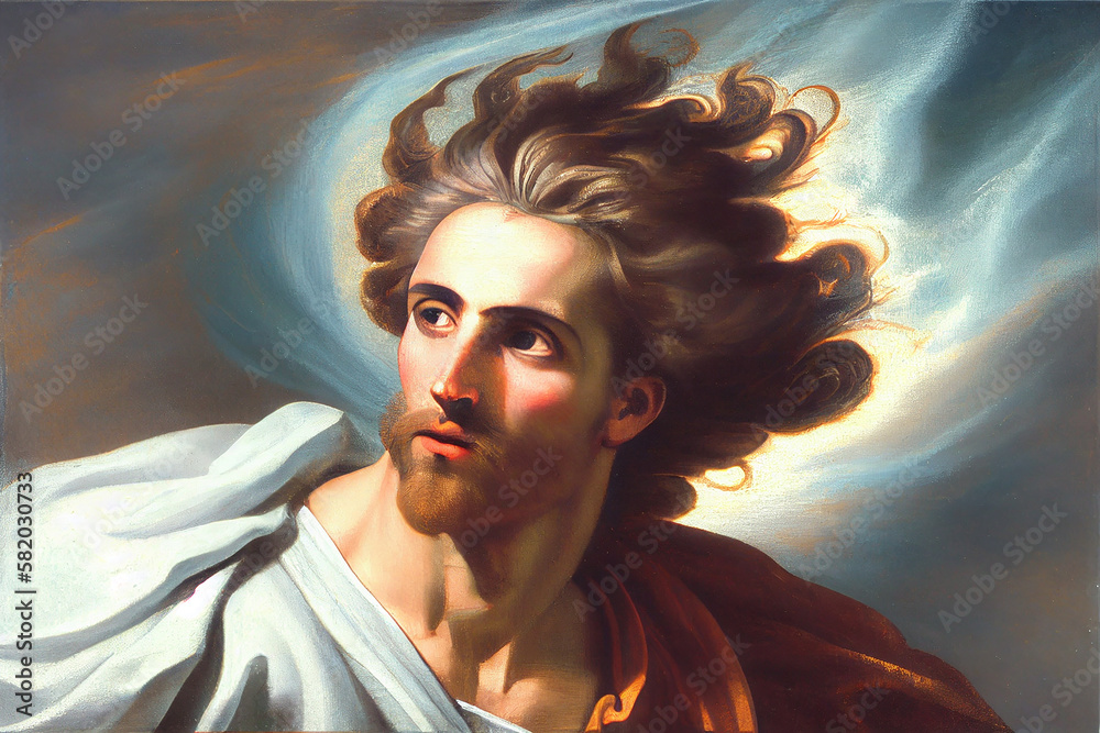 Saint James Apostle of Christ Colored Illustration. Generative Ai ...