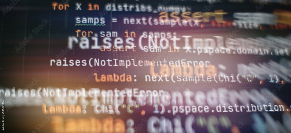 Css Javascript And Html Usage Monitor Closeup Of Function Source Code