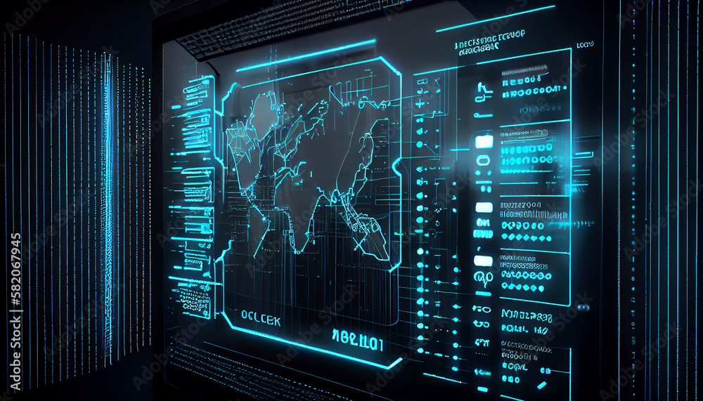 abstract technology ui futuristic concept hud interface hologram ...