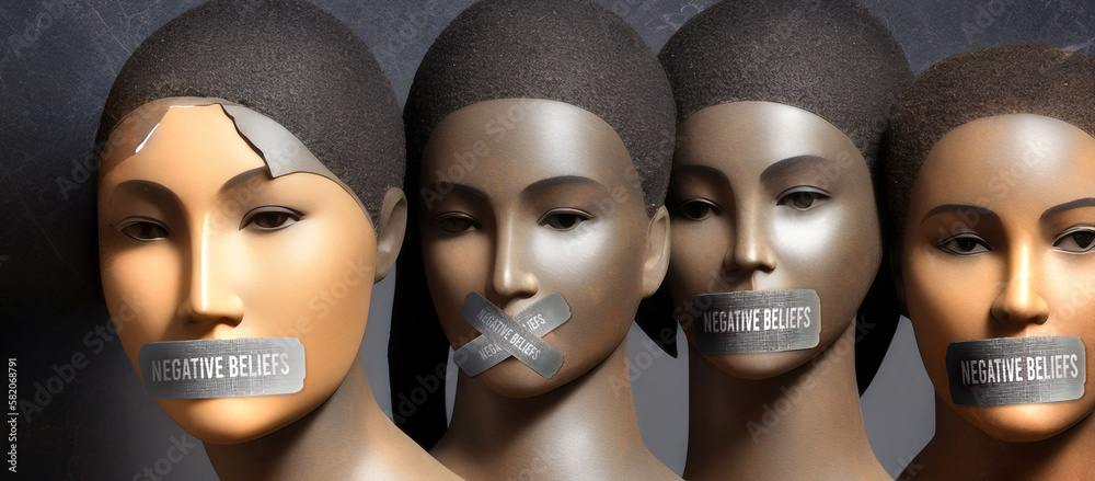 Negative beliefs - Censored and Silenced Women of Color. Standing ...