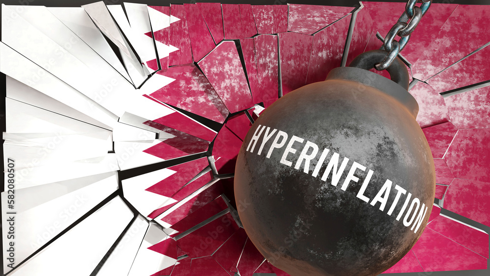 Hyperinflation and Qatar, destroying economy and ruining the nation ...