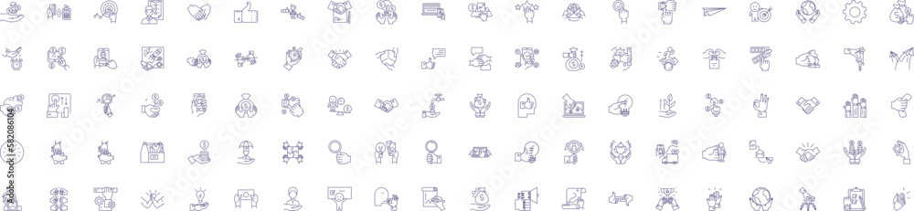 Agile Management Line Icons Signs Set Design Collection Of Agile Management Scrum Sprint