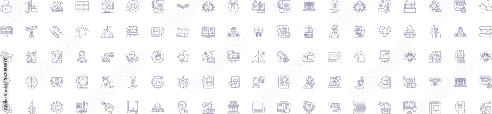 Data Analytics Management Line Icons Signs Set Design Collection Of Data Analytics Management