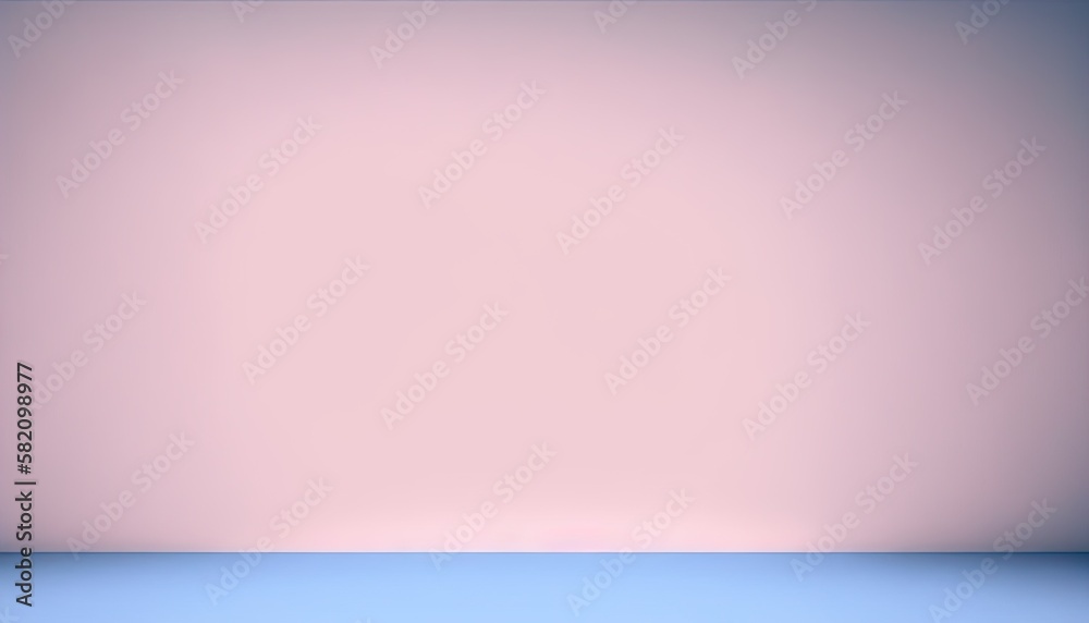 Pink blank background for product presentation. Empty studio backdrop ...