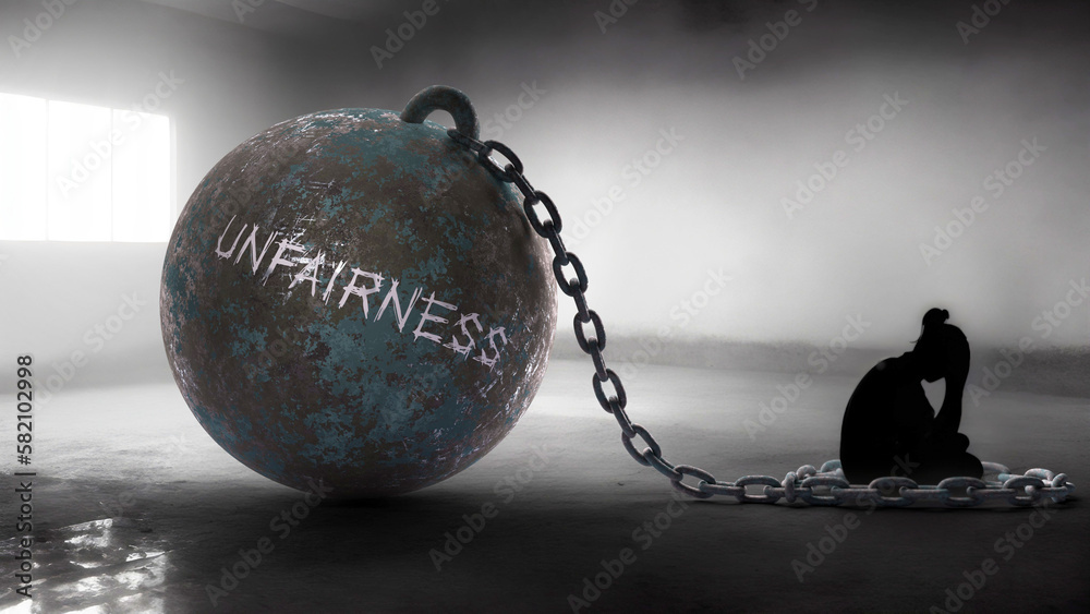 Unfairness against a woman. Trapped in a hate prison, chained to a ...