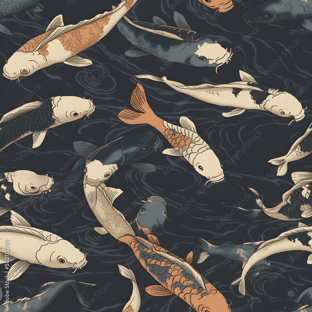 seamless repeating pattern, indigo resist, indigo dye, traditional ...