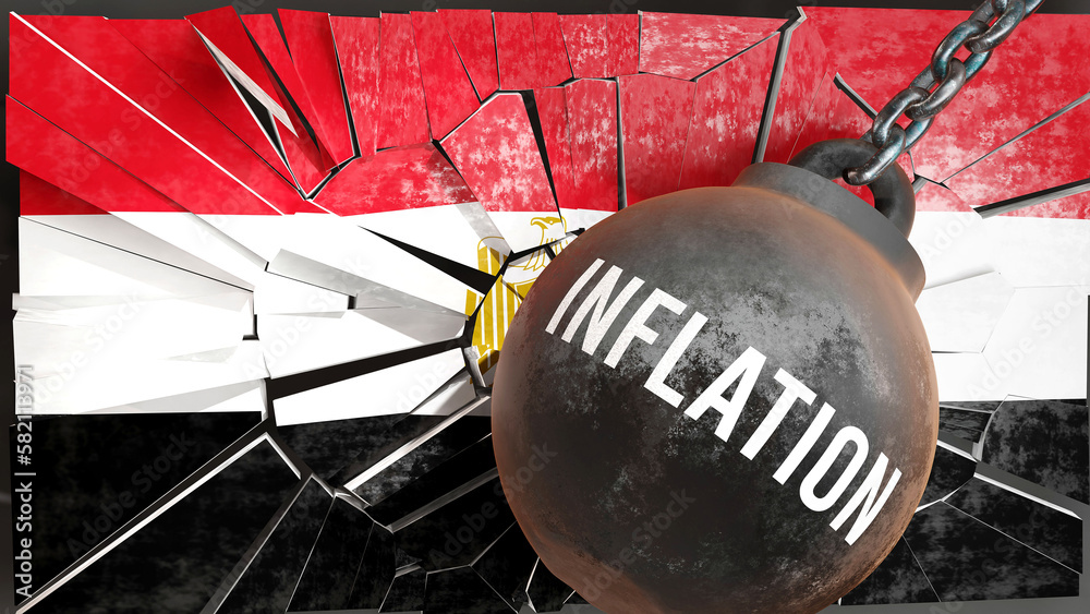 Egypt and Inflation that destroys the country and wrecks the economy ...