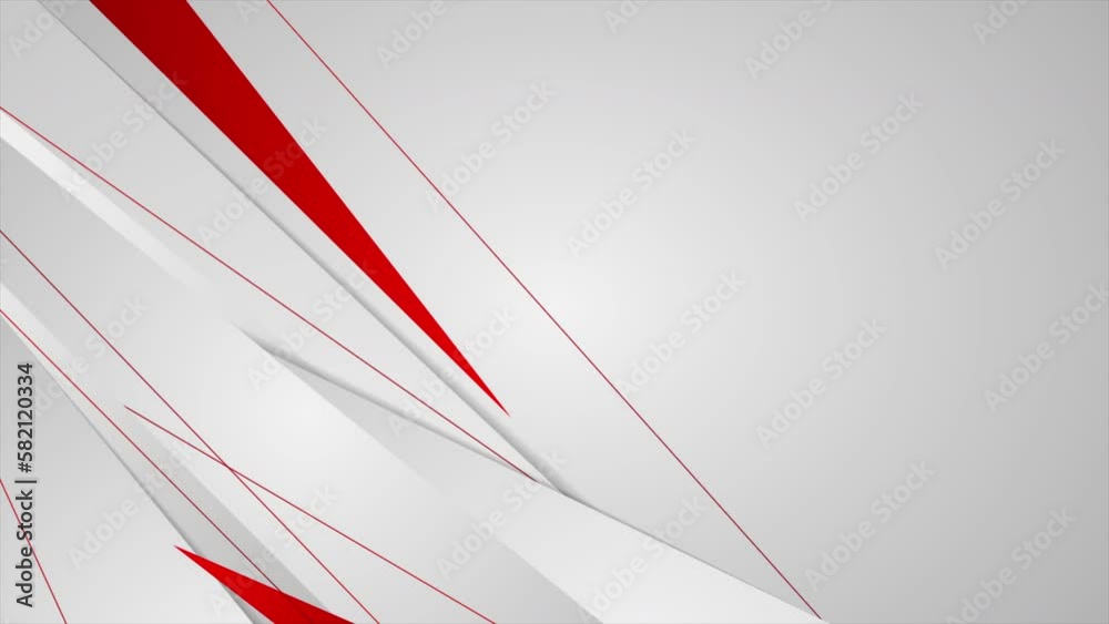 High contrast red and grey abstract corporate background. Seamless ...