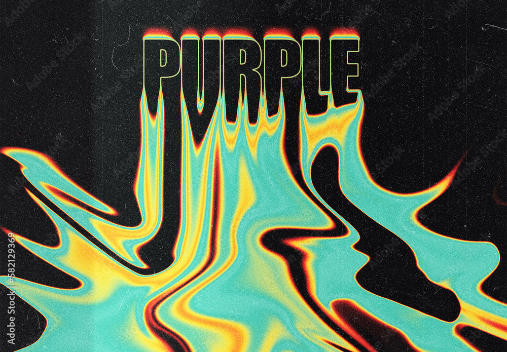 Melting Photo Effect Mockup Stock Template | Adobe Stock