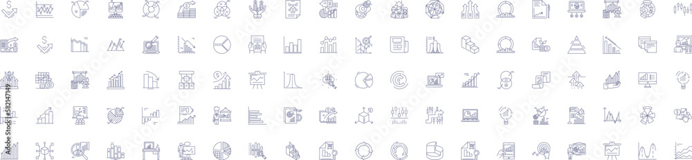 Ranking line icons signs set. Design collection of Ranking, Rank, Place ...