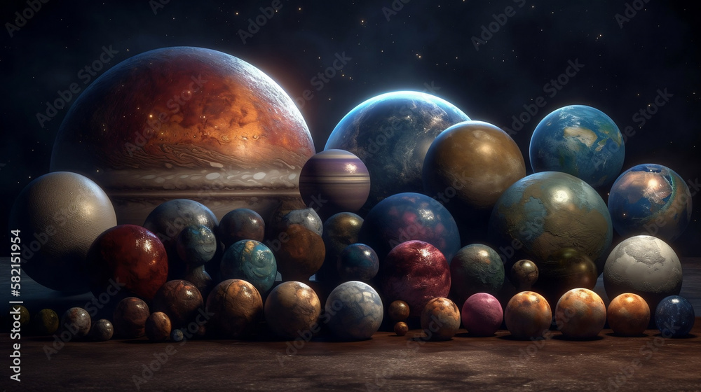 universe_cosmic_realistic_32k_Generated with Midjourney AI Stock ...