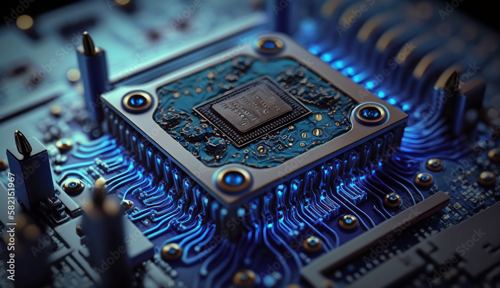 semiconductor_circuit_blue_light_4k_detail_hyperrealistic_Generated ...