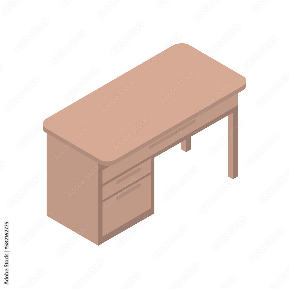 3d office desk icon PNG image with transparent background Stock ...