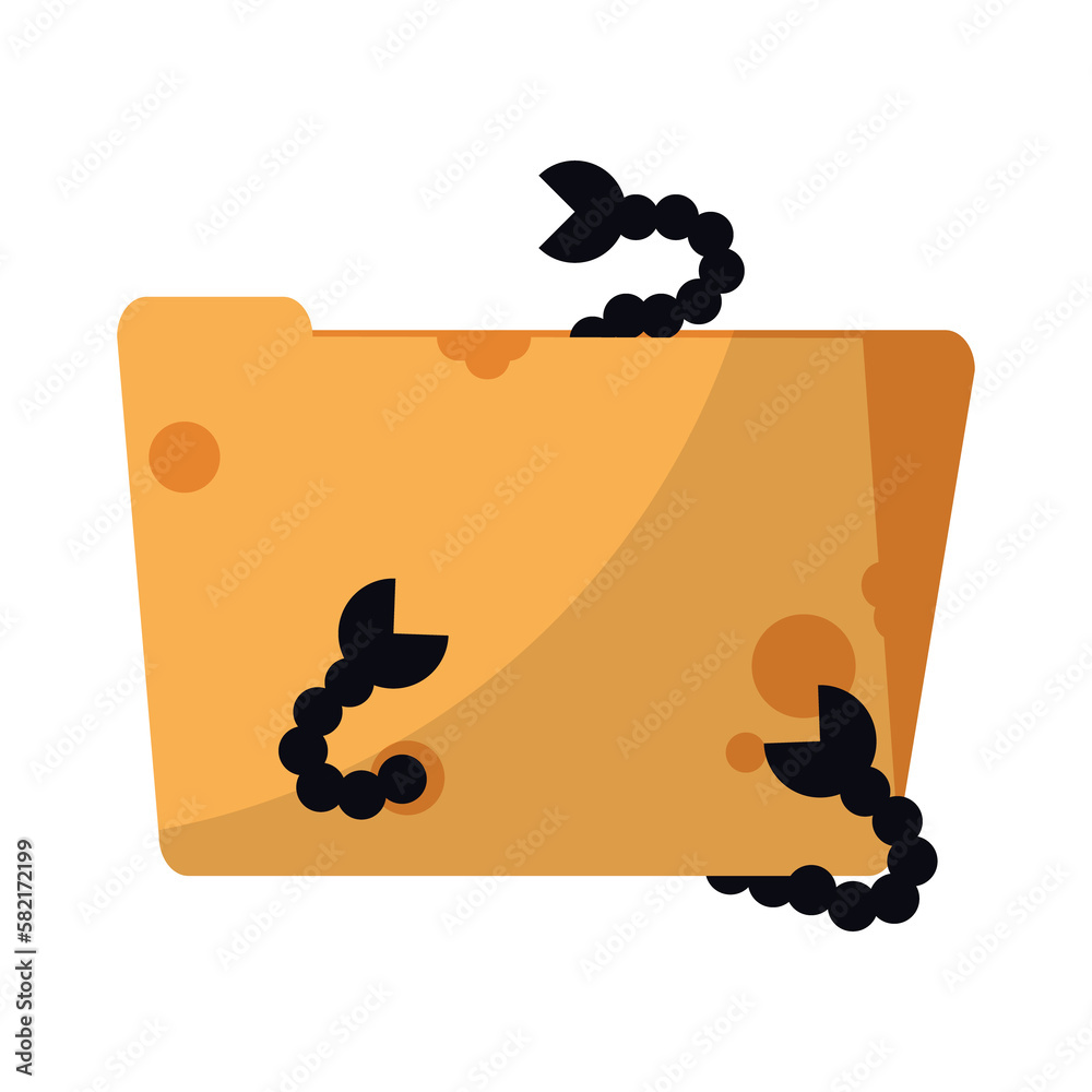 png image of folder icon with worms with transparent background Stock ...