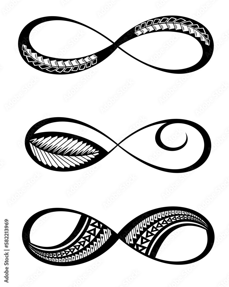 Minimalist Hand Drawn Infinity Symbol , Iconic Logo Designs Stock ...
