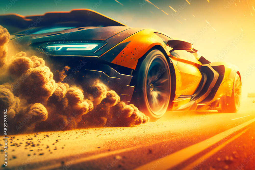 Ultra-modern car cruises down high-speed highway, leaving others in the ...