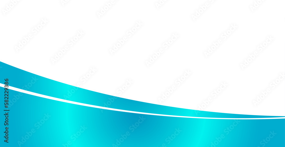 Turquoise wave background. For wallpaper, cover, web banner, poster ...