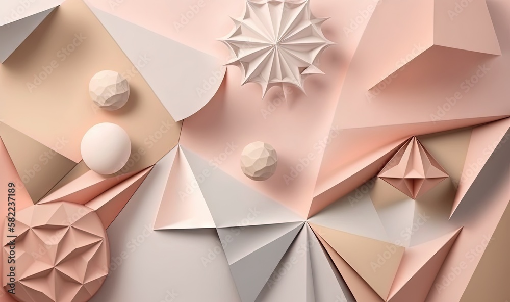 an abstract background with a variety of shapes and sizes of shapes and ...