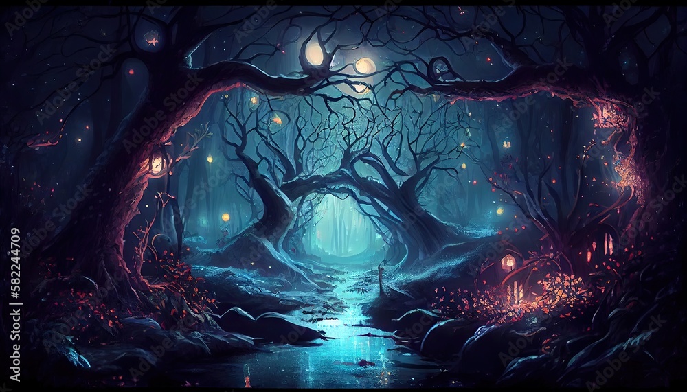 Fantasy Art Landscapes Night