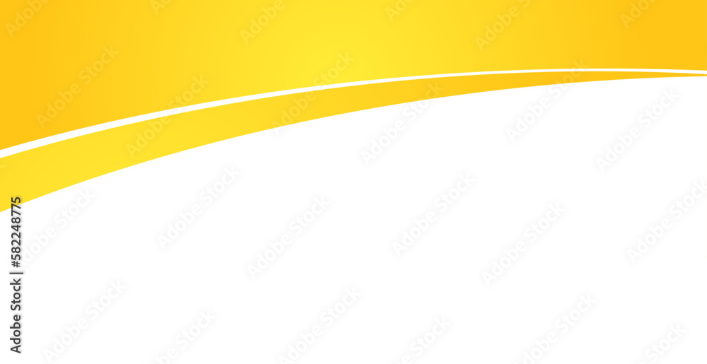 Yellow wave background. For wallpaper, cover, web banner, poster ...
