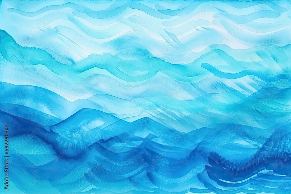 Blue azure turquoise abstract watercolor background for textures ...