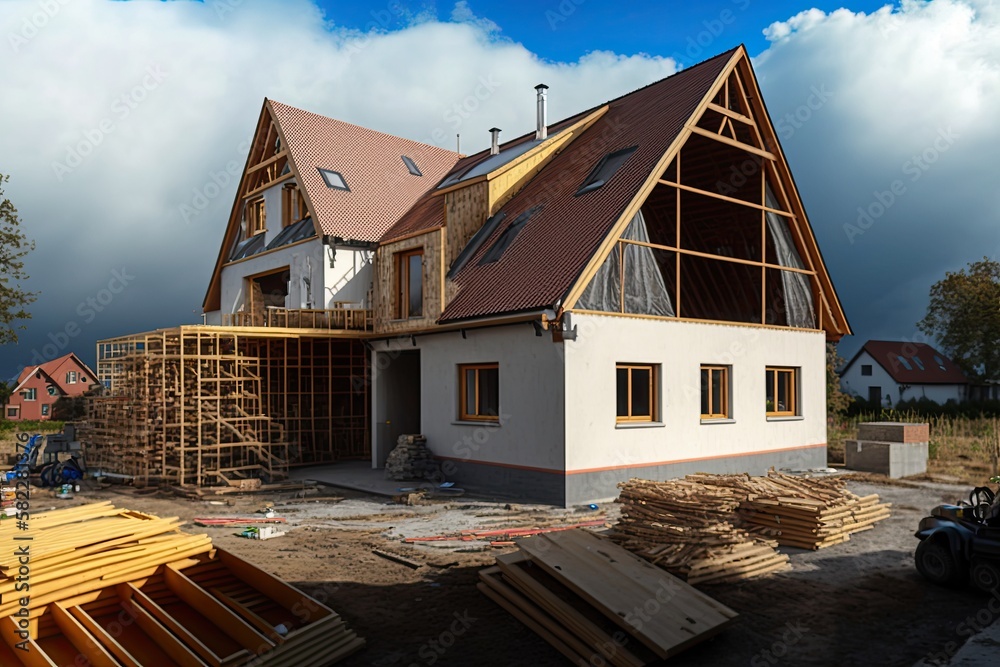 Framing a Loft Extension: Carpenter Constructs Gable Roof Dormer for ...