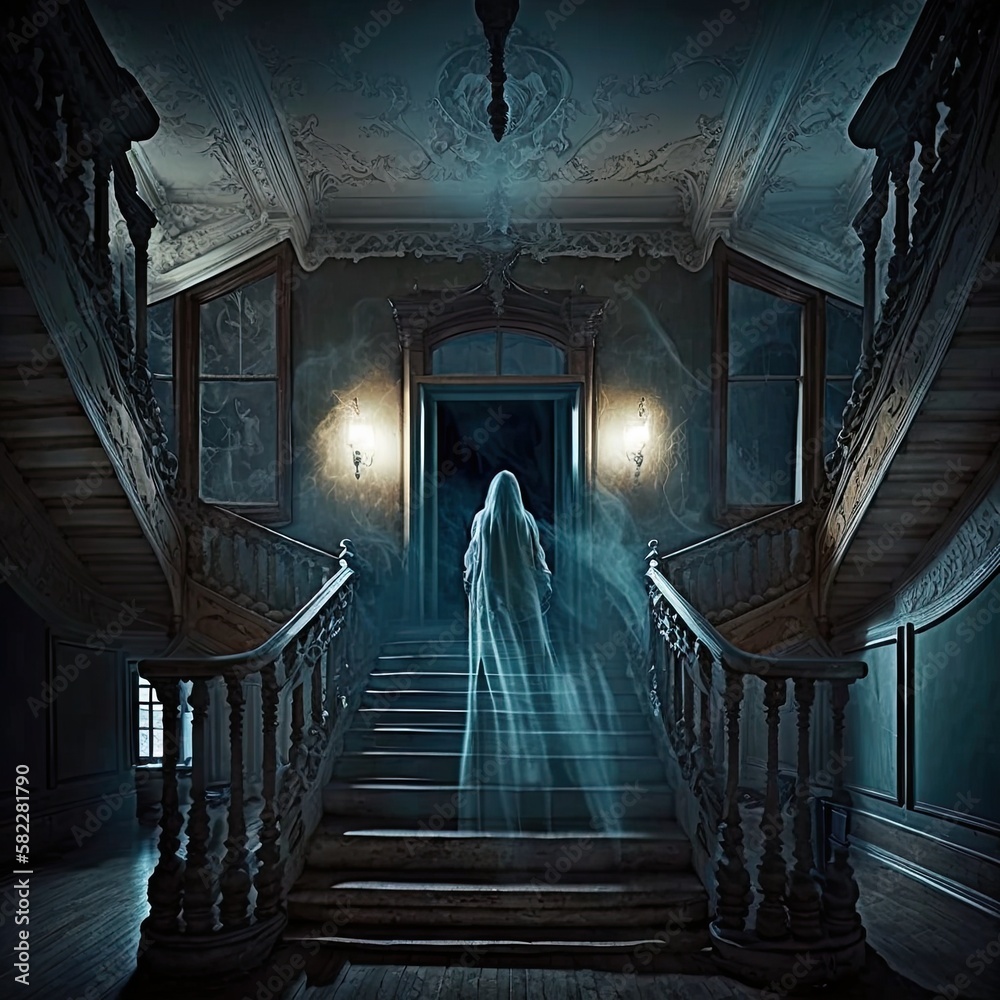 The Spooked Spirit Inside a Luxury, Haunted House: Creepy, Scary and ...