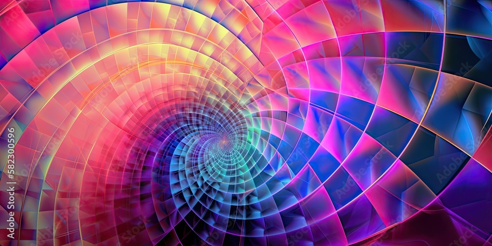 High res abstract wallpaper of fibonacci grids, poster and banner ...