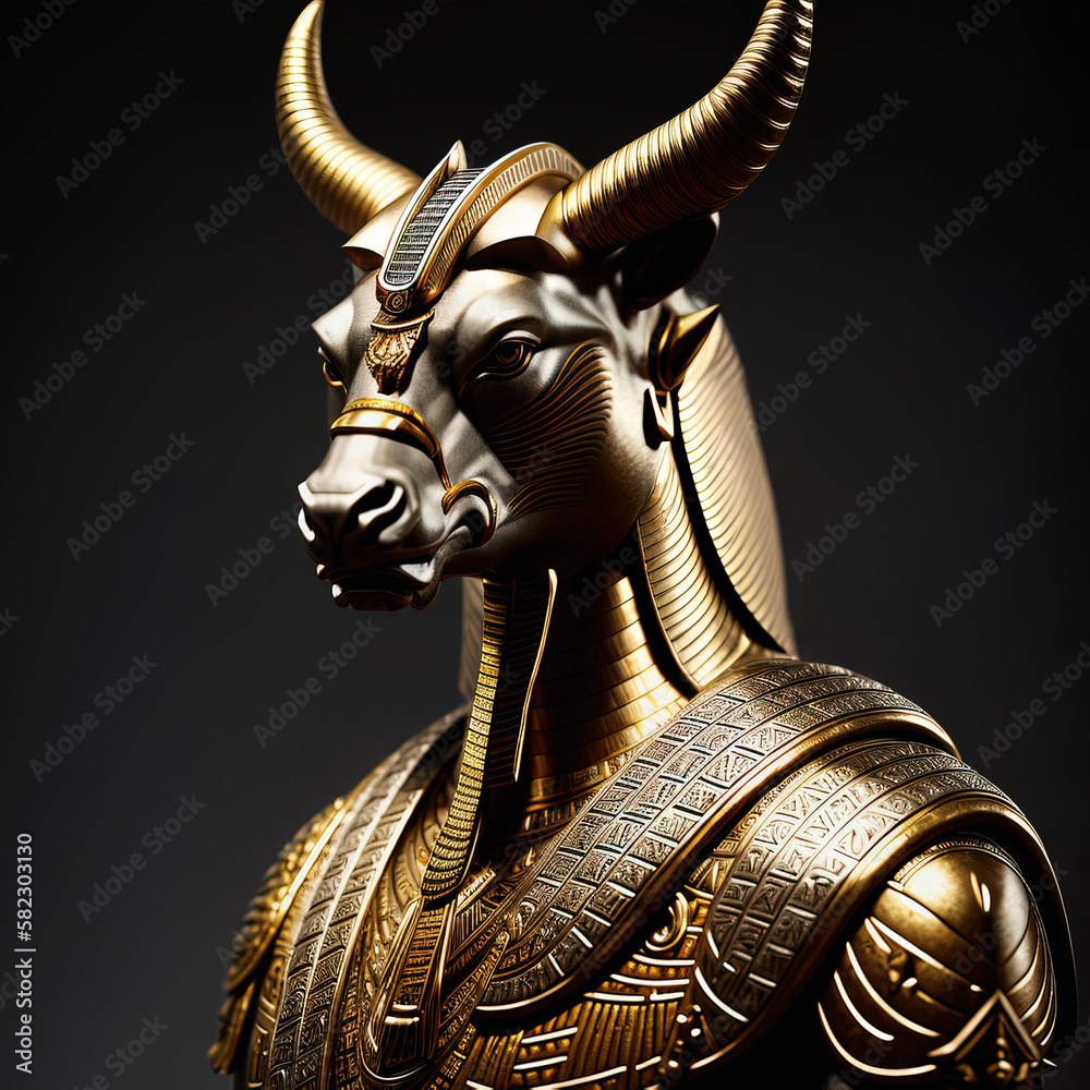 An ancient egyptian bull god Apis, deity, religion, mythology, egyptian ...