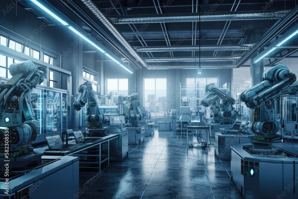 Computer aided manufacturing M2M automation technology industry 4.0 ...