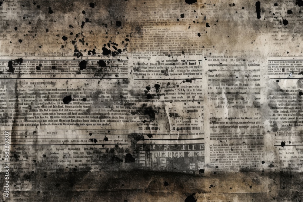 Blank Newsprint Background