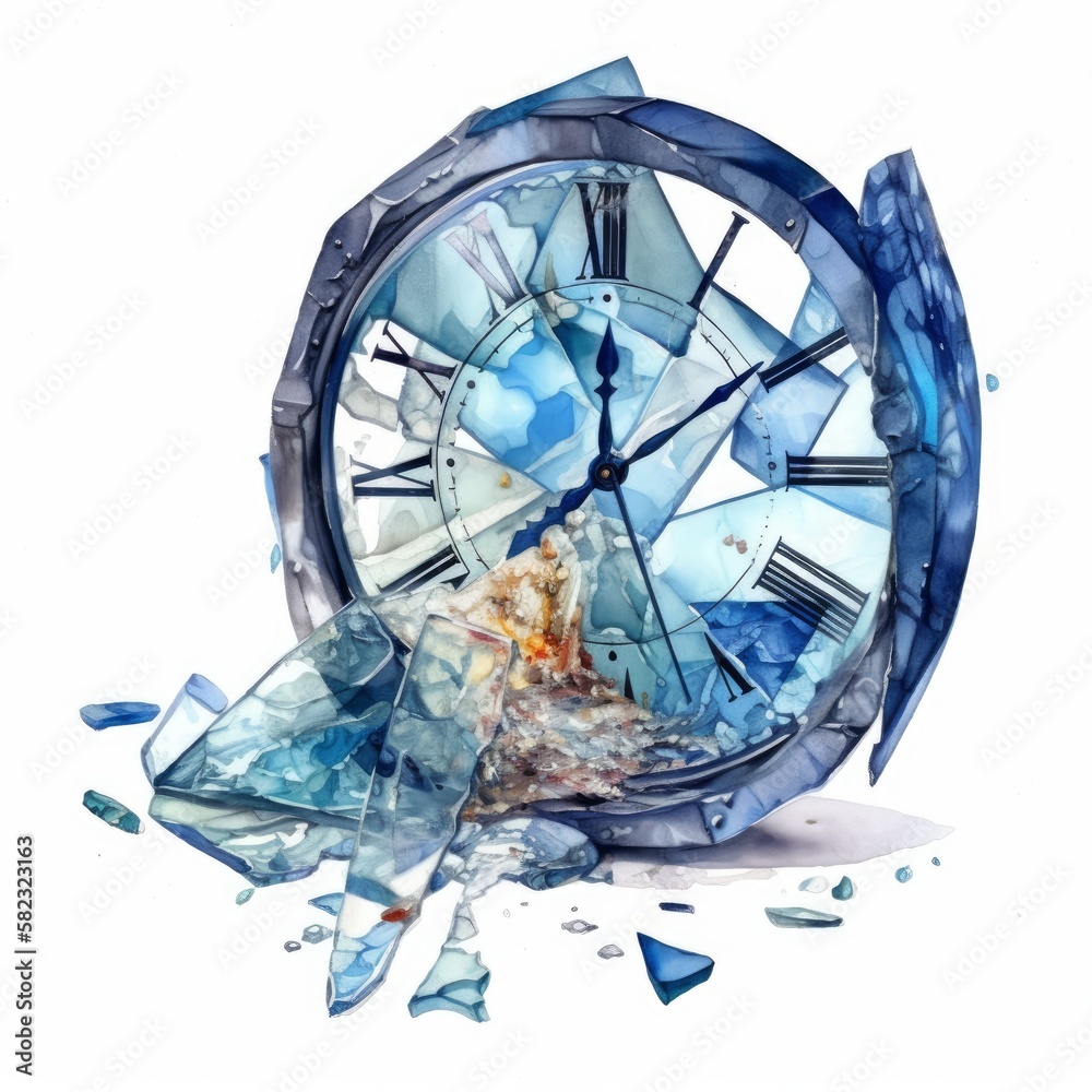 Broken Clock Drawings
