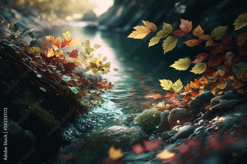 Beautiful River with Floating Leaves & Unreal Engine 5: Epic ...