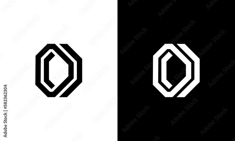letter symbol O line art minimalist modern logo Stock Vector | Adobe Stock