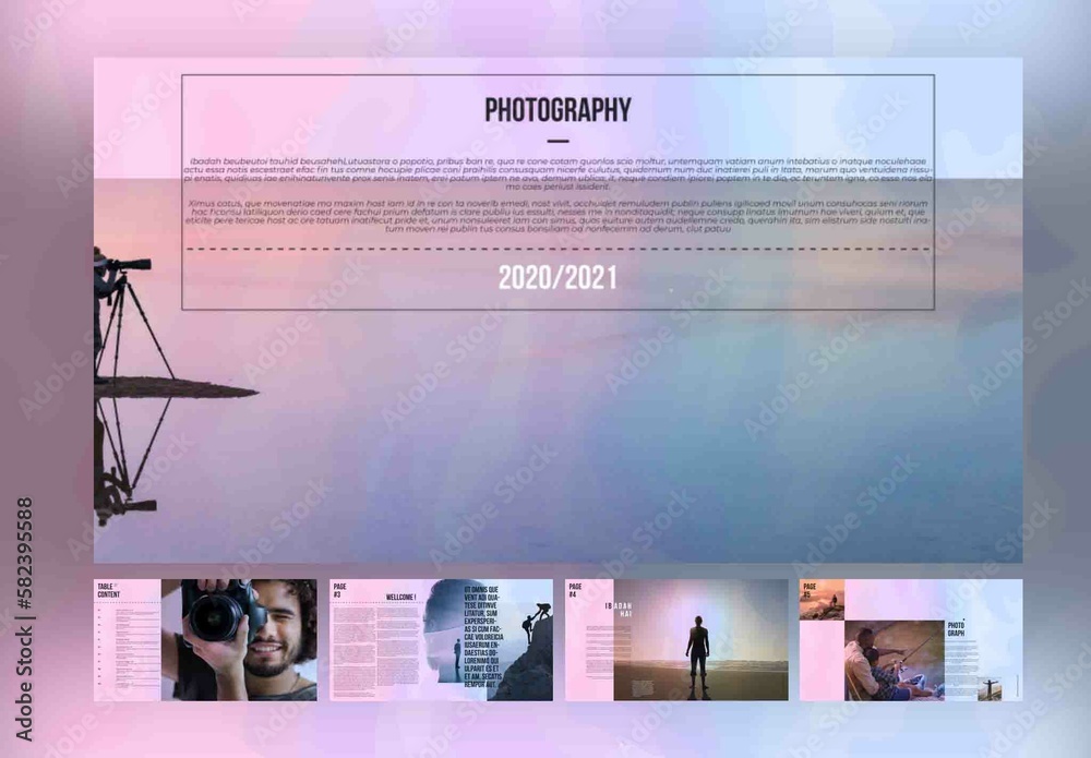 Modern Photography Presentation Layouts Stock Template | Adobe Stock