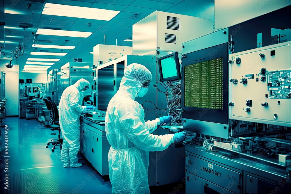 innovation laboratory with research center wafer semiconductor ...