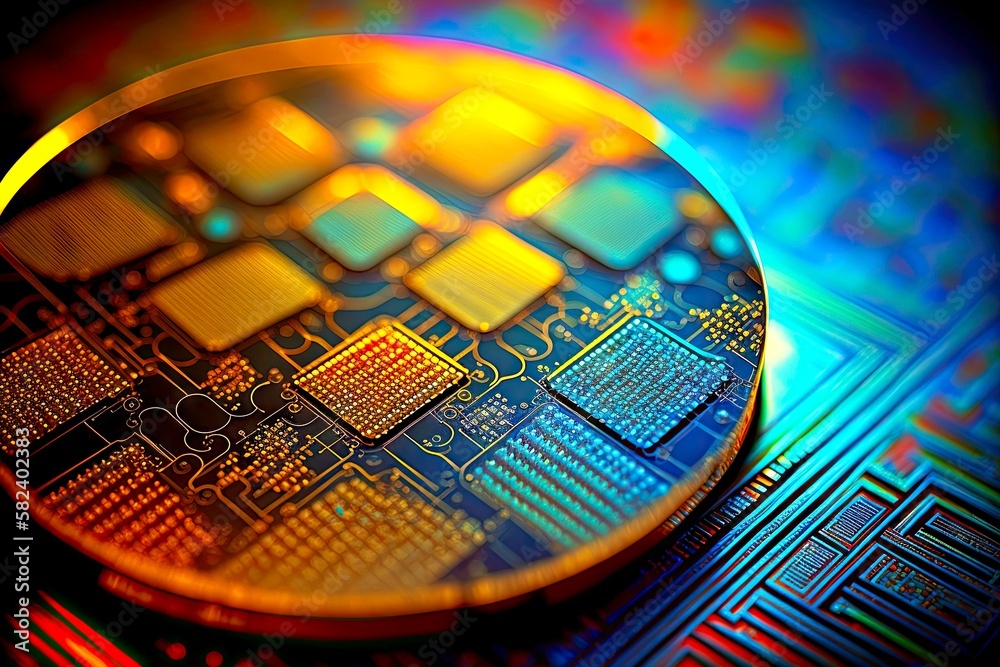 nanotechnology of future nanochips and circuits wafer semiconductor ...