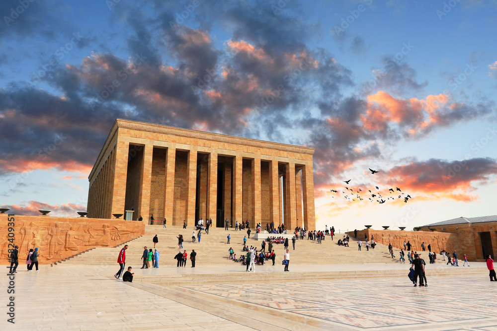 Poster Ankara Anitkabir is the mausoleum of the founder of Turkish ...