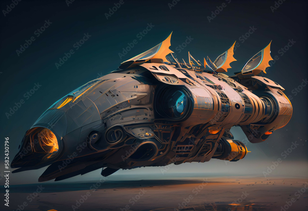 Futuristic Spaceship Designs